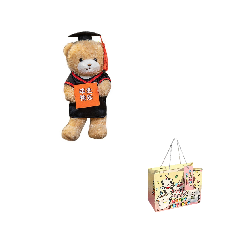 Плюшевая игрушка унисекс KUMAOYA Медведь доктор кукла, 32CM EU