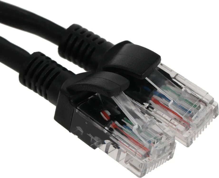 Патч-корд NTSS NTSS-PC-UTP-RJ45-5e-1.0-LSZH-BL, вилка RJ-45, вилка RJ-45, кат.5E, LSZH, 1м, черный