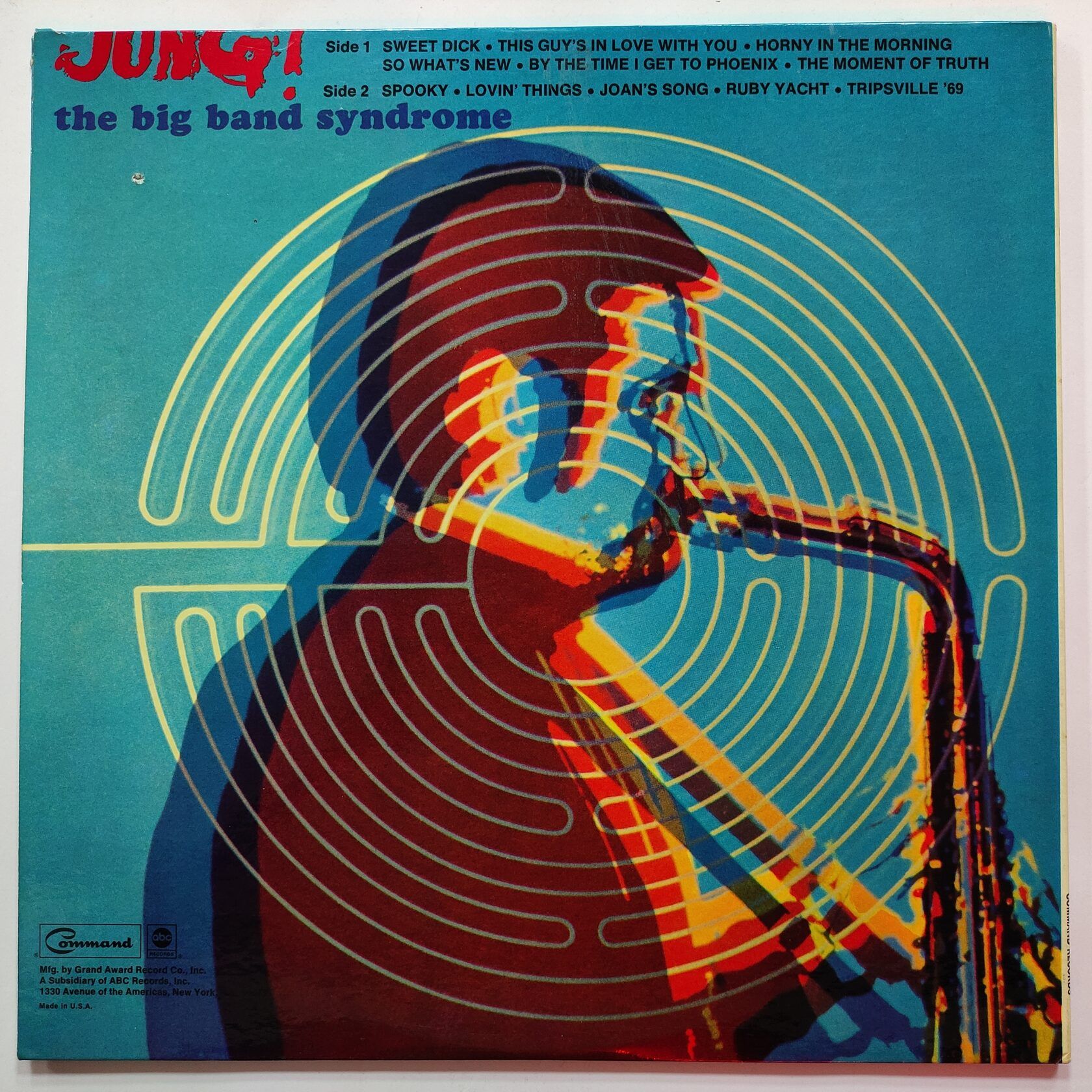 Пластинка Bob Jung And His Orchestra "Jung! - The Big Band Syndrome" LP (US/1969)