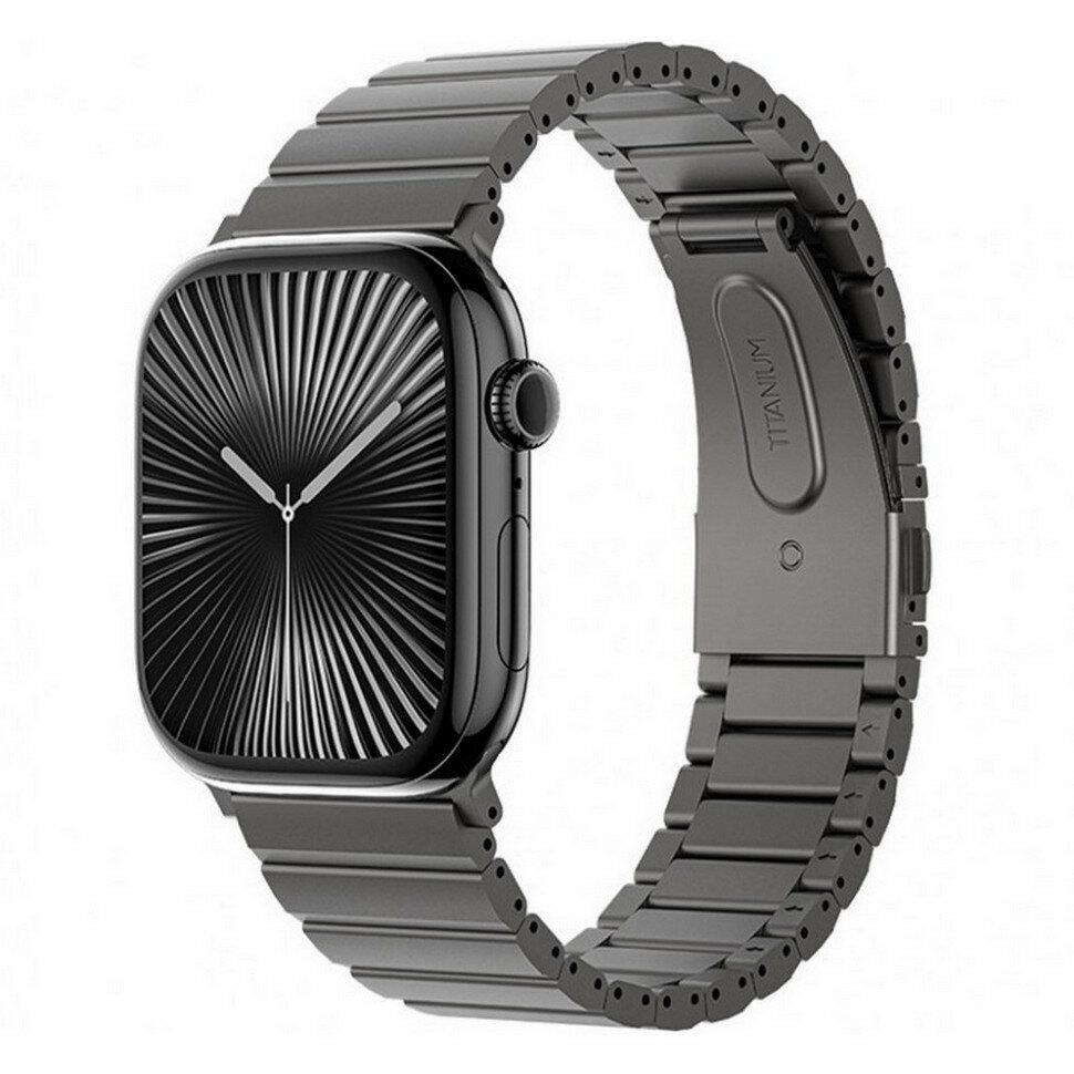 Титановый браслет Benks Adjustable для Apple Watch 49/46/45/44/42 мм (C. Q. BD. AP. TU.0005)