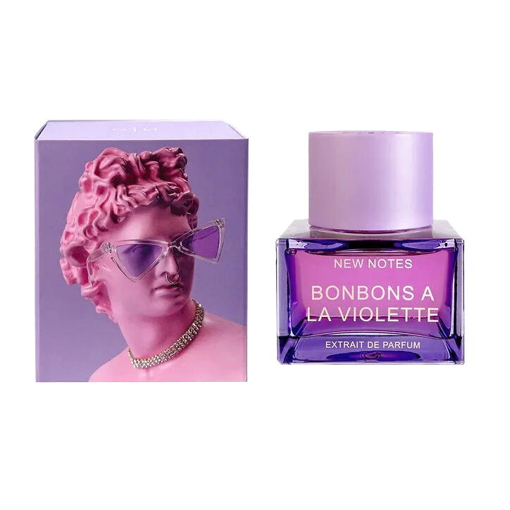 Духи унисекс New Notes Bonbons A La Violette 50 мл - фиолетовые Конфеты