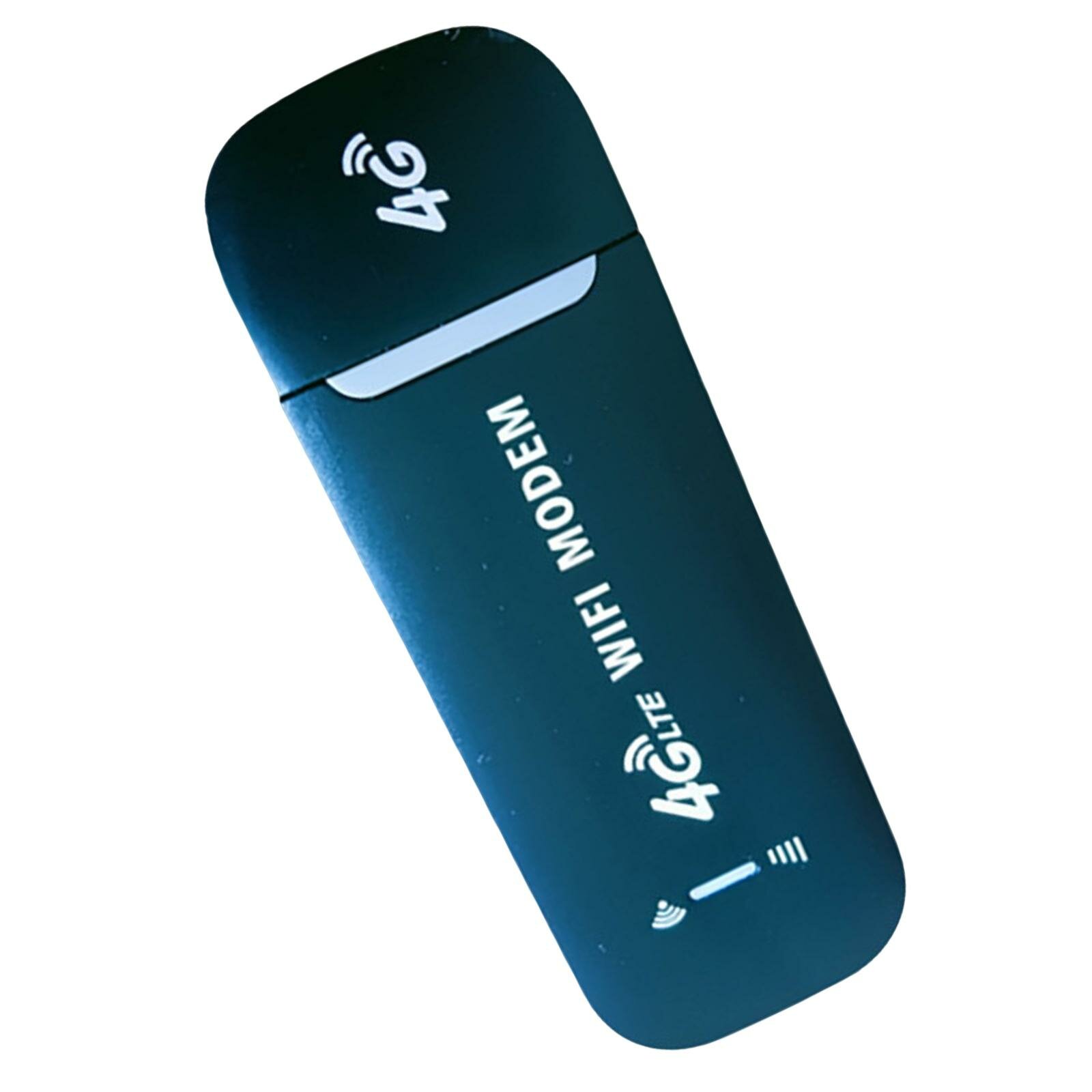 4G LTE USB модем-адаптер, универсальный беспроводной Wi-Fi портативный для ноутбука и настольного компьютера, черный