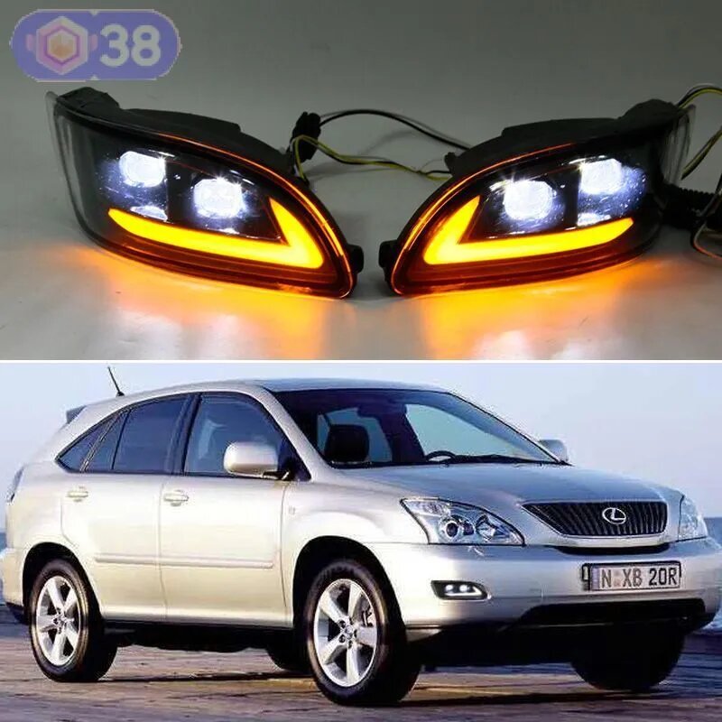 Фара автомобильная, 2 шт, арт. Лексус RX300 RX330 RX350 RX II 2003-2009