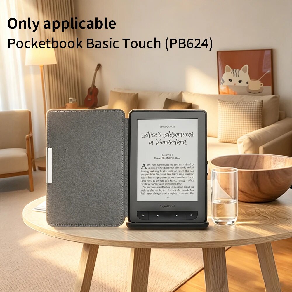 Черный чехол для Pocketbook Basic Touch 2 — фото 1