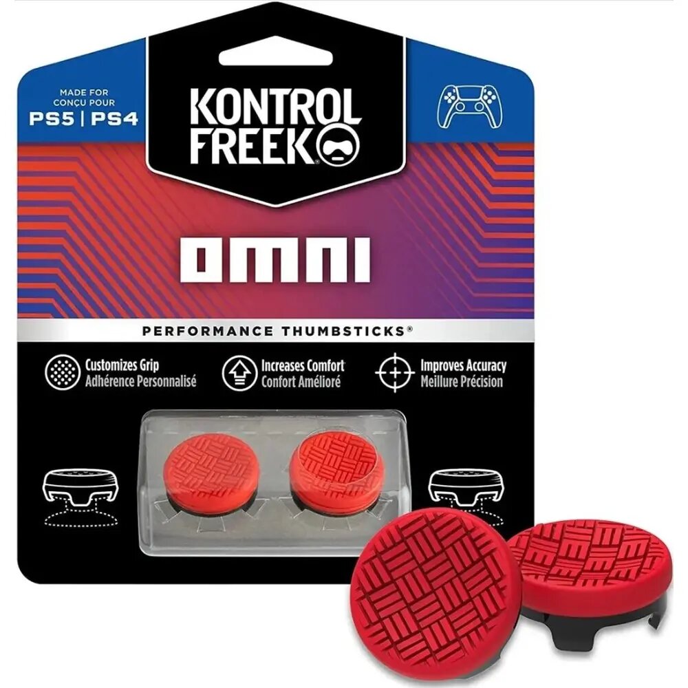 2 накладки на стики KontrolFreek Grips Omni Performance Thumbsticks для геймпада DualSense