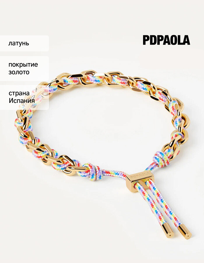 Браслет-нить, бижутерный сплав, 750 проба