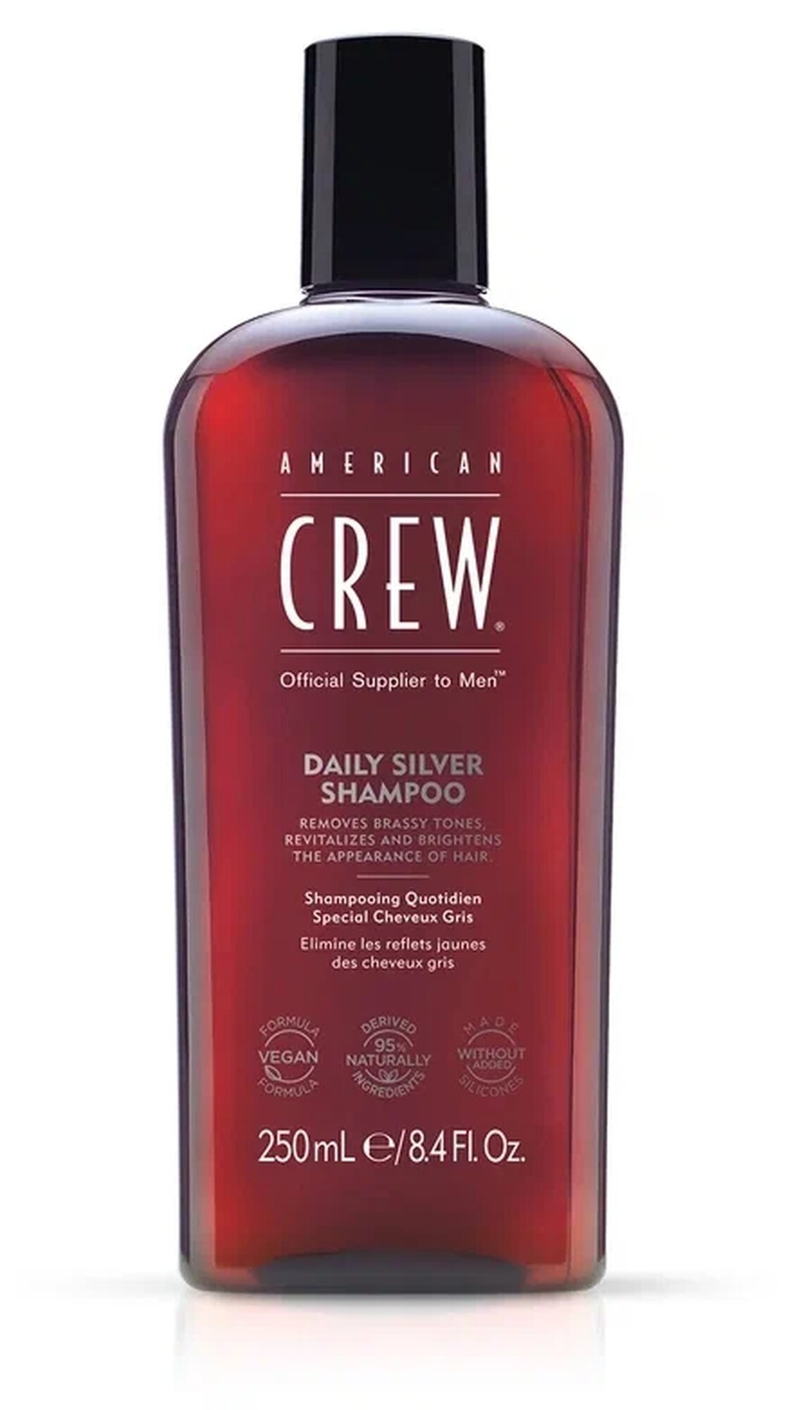American Crew шампунь Daily Silver Shampoo для седых волос, 250 мл