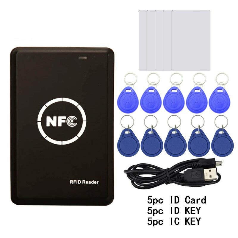 Копатор RFID ключ 125 кГц NFC смарт карта считыватель 13.56 МГц криптографический редактор uid ключ
