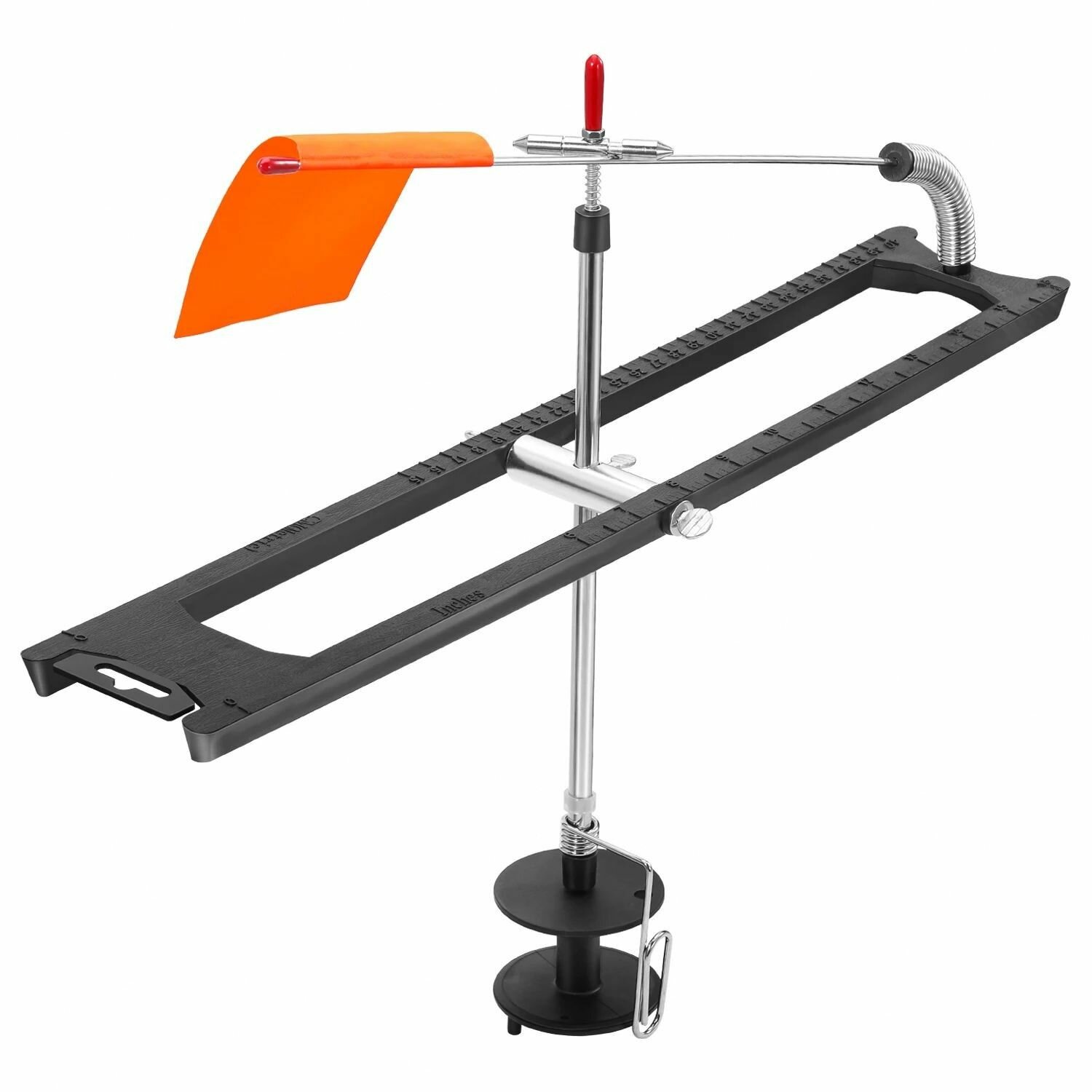 Автоматический сигнализатор поклёвки при подлёдной рыбалке, высокоэластичный пружинный кронштейн для флажка, сигнальное устройство для зимней рыбалки в ледяной пещере.