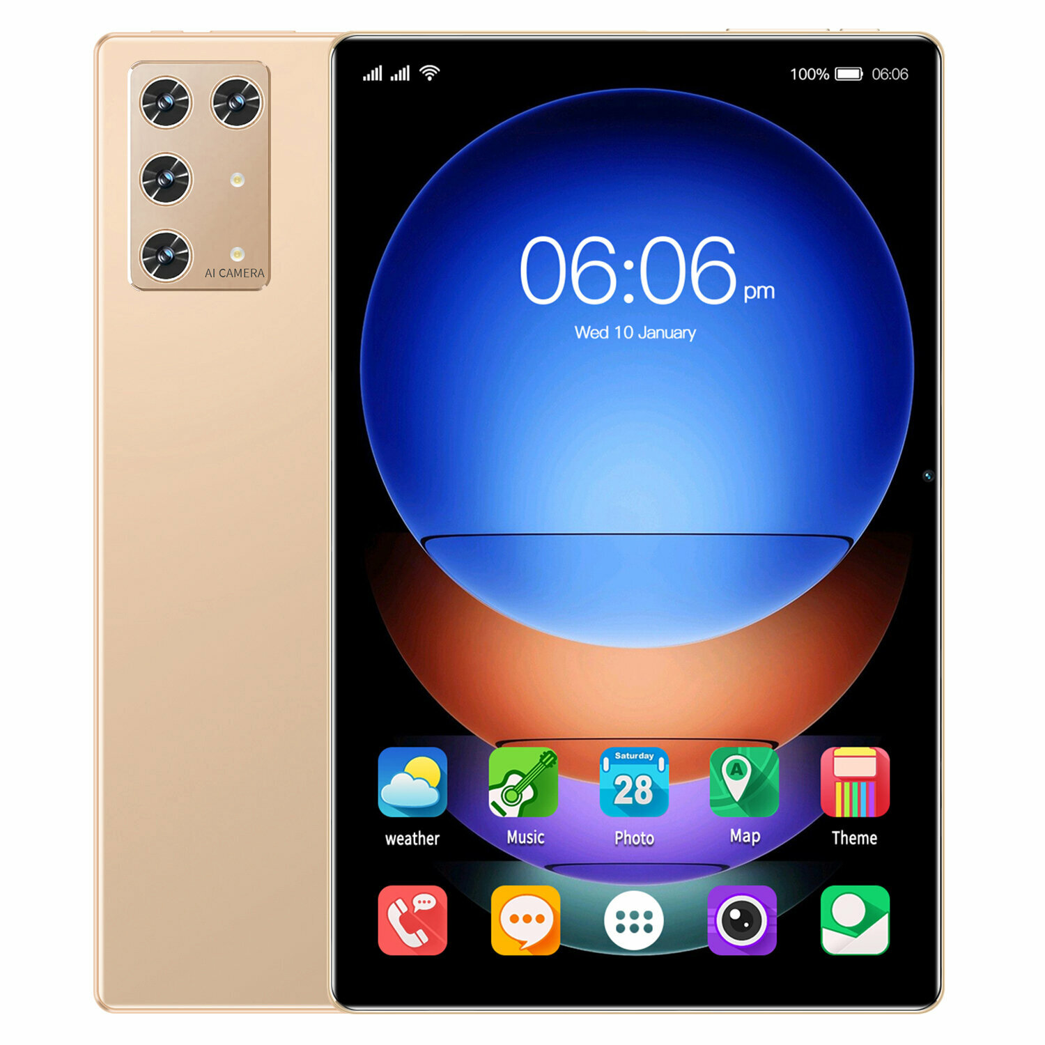 Игровой планшет S25 Ultra с клавиатурой и мышью, нет нехватки памяти, 1024ГБ встроенной памяти Две sim-карты, сеть 5G + Wi-Fi