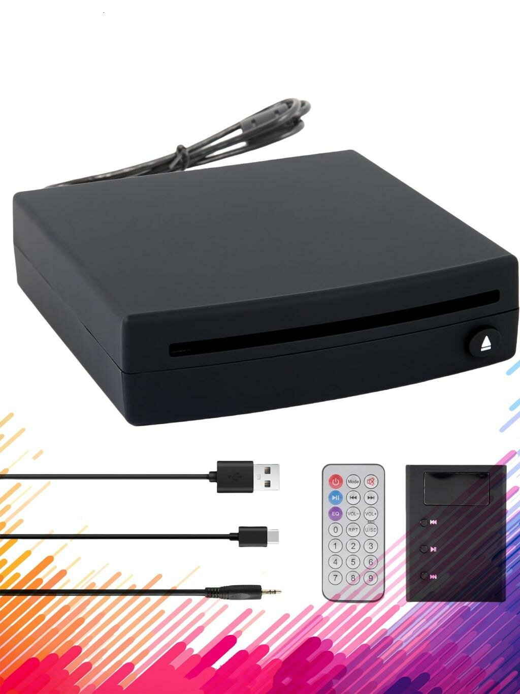 Автомобильный USB-стереоплеер с DVD