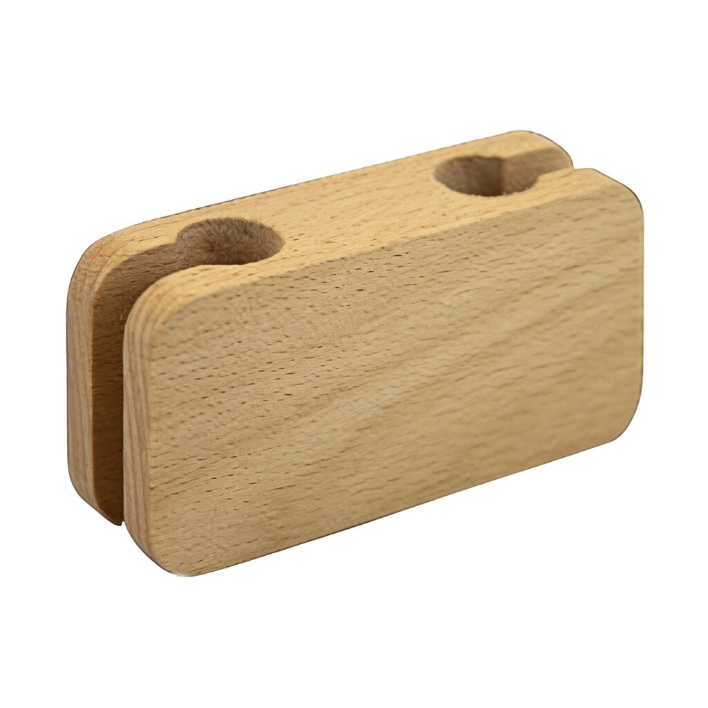 Держатель Кабеля Управления Шнуром Из Натурального Дерева Для Удлинителей И Вилок без Сверления Легко Монтируется