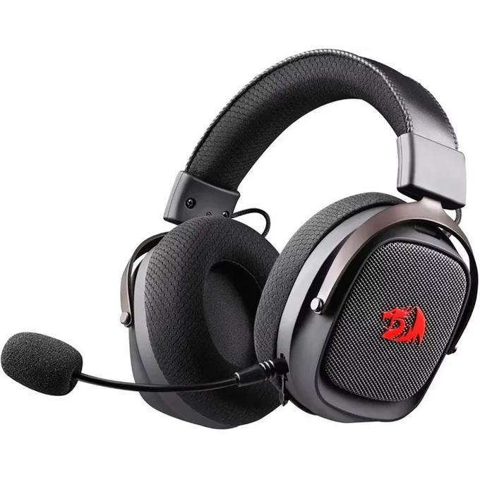 Беспроводная гарнитура REDRAGON Ushi Pro 7, черный 73019, Черный, Беспроводная гарнитура (Full-size), RGB (на чашках)