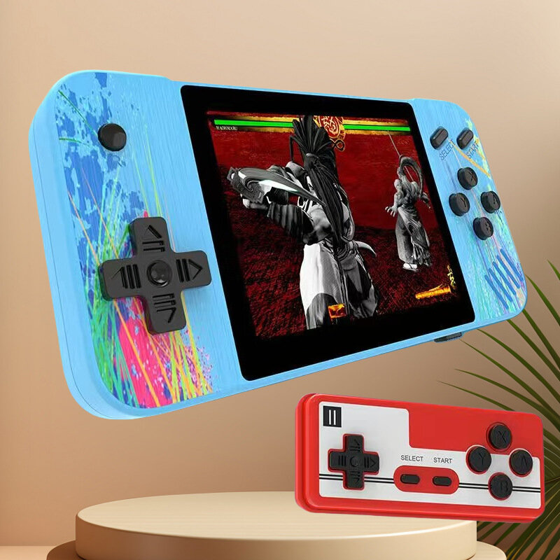 Игровая консоль для детей, электронная, 800 в 1, супер новая, классическая, ностальгическая, для двоих, перезаряжаемая игровая консоль