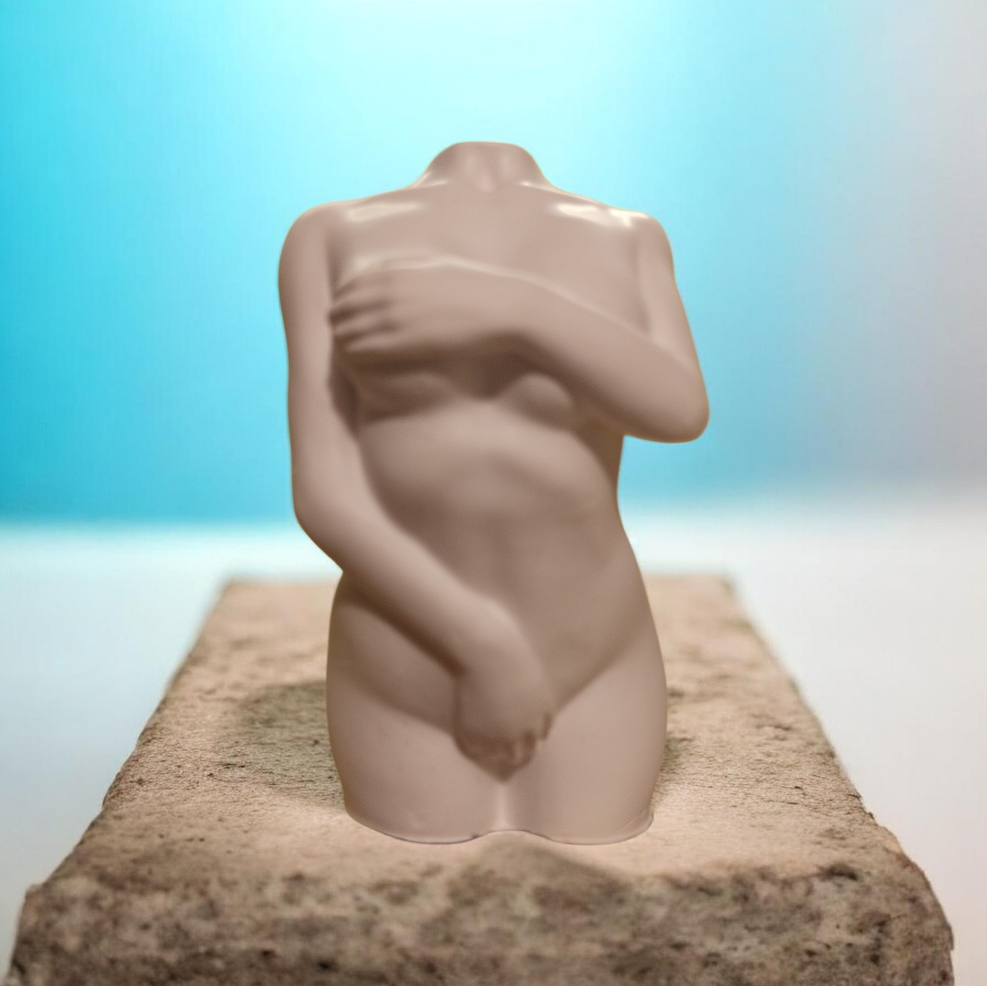 Фигурка гипсовая женский бюст