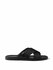 Босоножки Prada Crisscross slides, размер 6 UK, black/black