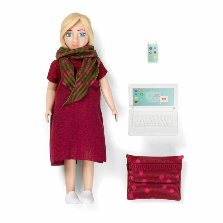 Сюжетно-ролевые игрушки Lundby - Кукла с аксессуарами для кукольного домика - 60-8082-00