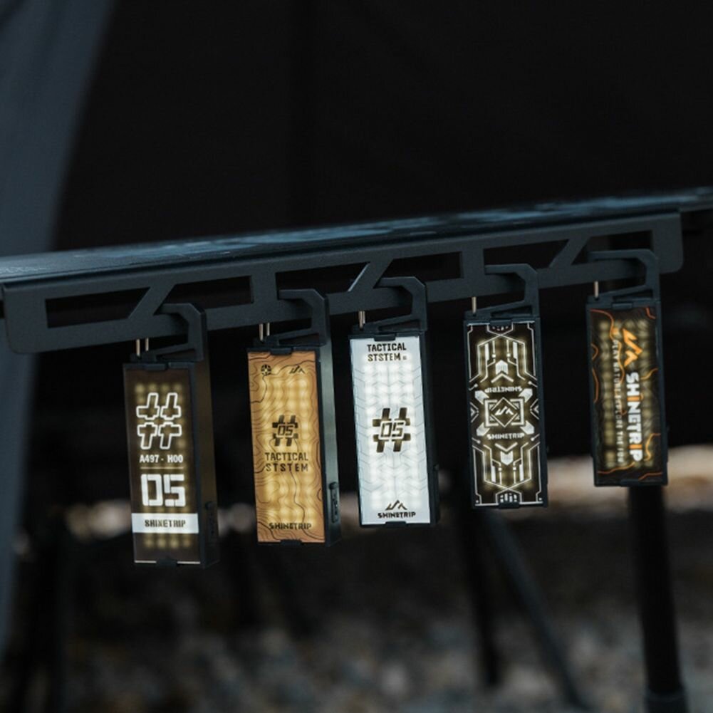 Кемпинговый фонарь SHINETRIP A497-H00 с LED, USB зарядка, крюком, 5 штук, для туризма — фото 1