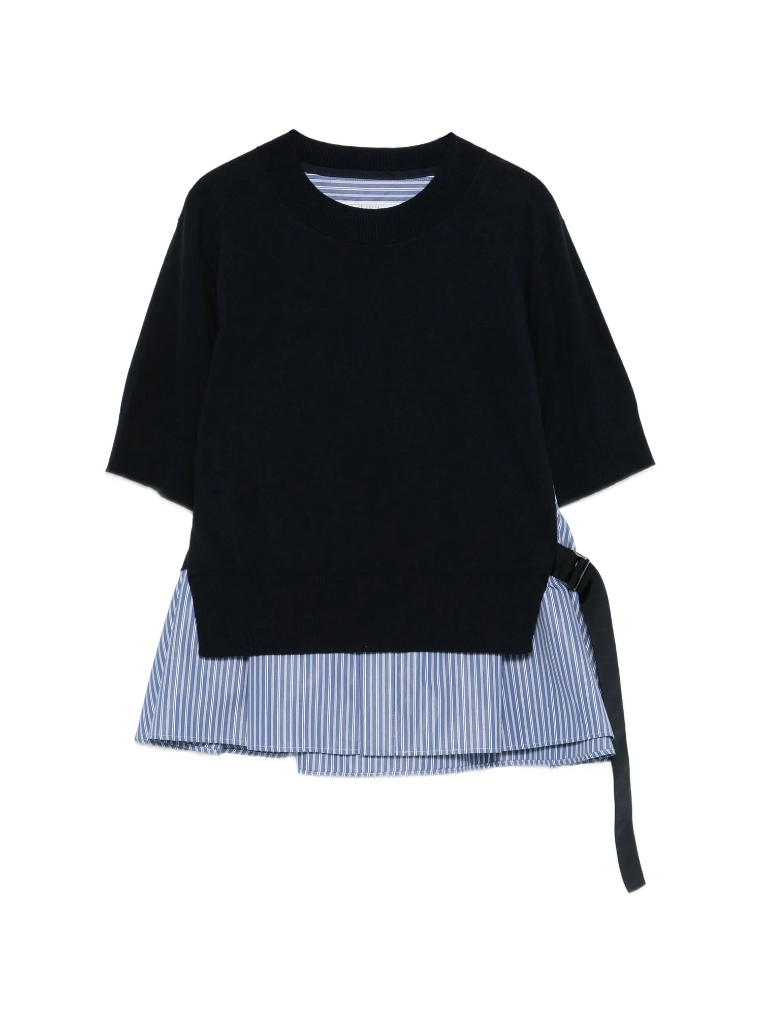 Топ Striped detail top