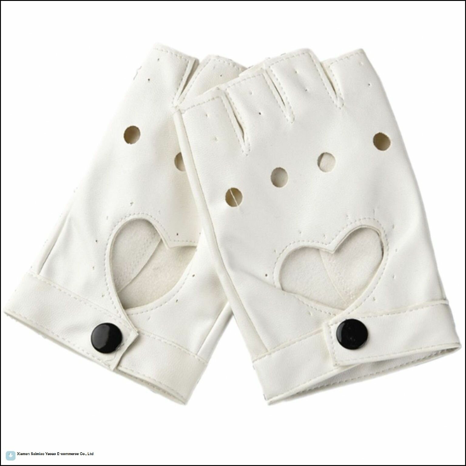 (1 пара) Перчатки для выступлений, женские перчатки для танцев на пилоне, хип-хоп, полупальцы - белые