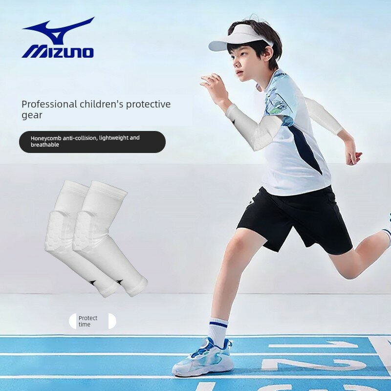Mizuno детские спортивные налокотники, черные, размер S для 56-75 фунтов (баскетбол, футбол, защита)