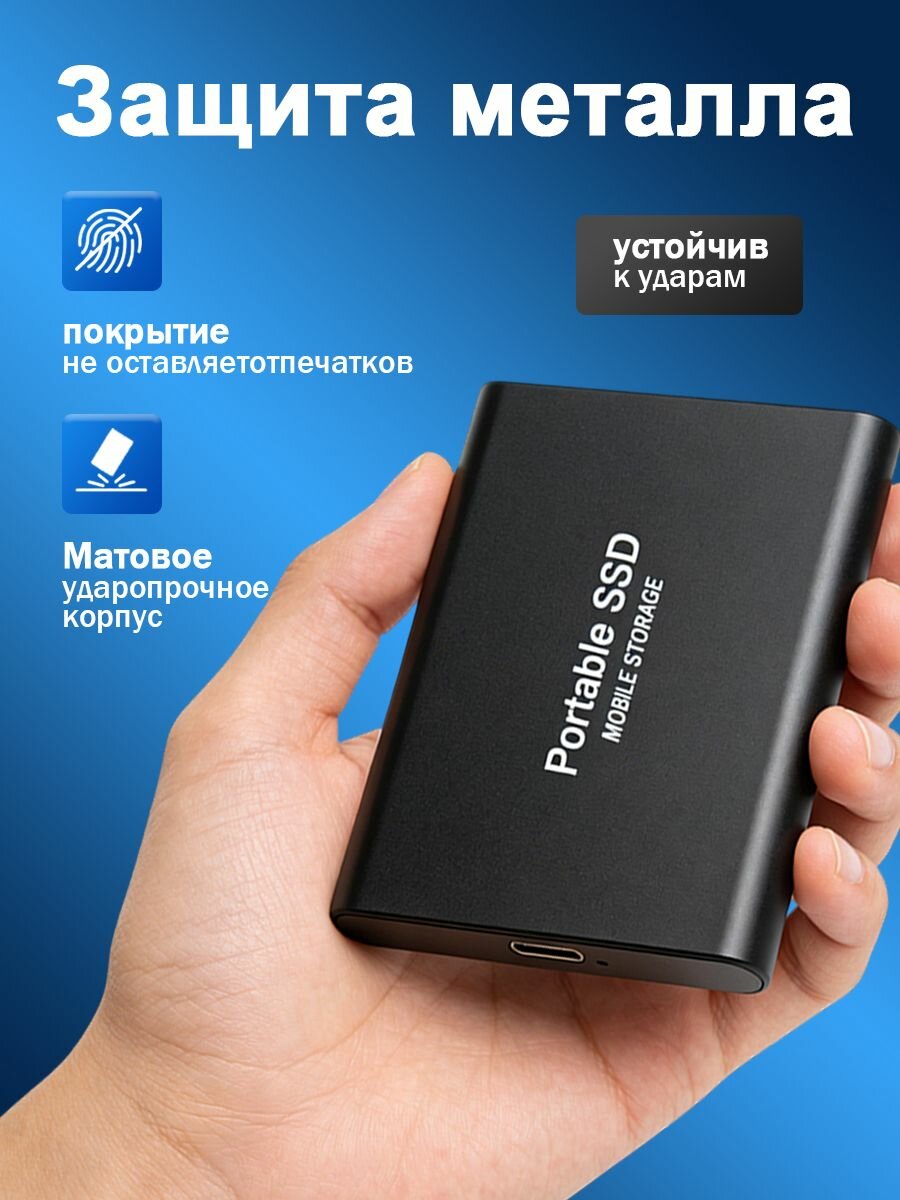 ThriftPro 12 ТБ Внешний жесткий диск (PORT.1TB), Металл, черный