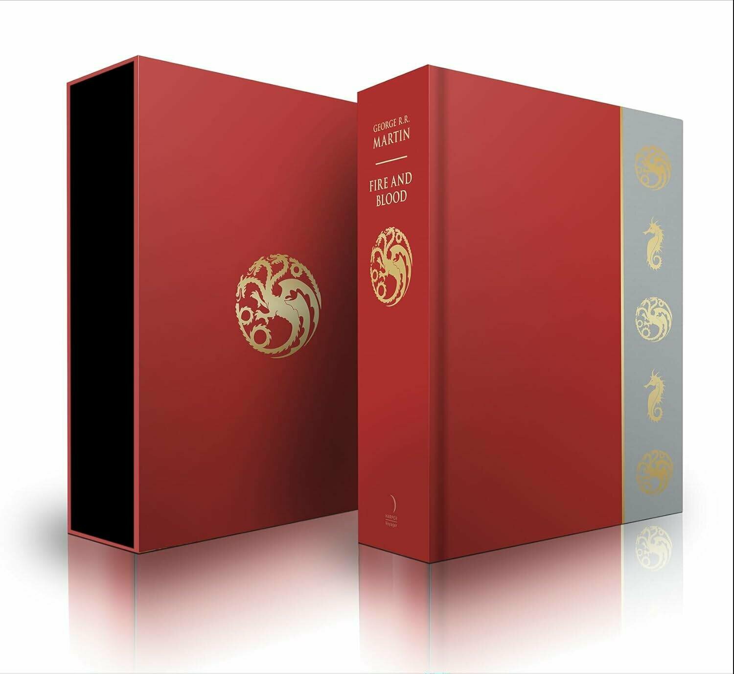 George Martin. Fire and Blood Slipcase Edition (George R.R. Martin ) Пламя и кровь подарочное издание в футляре (Джордж Р. Мартин) /Книги на