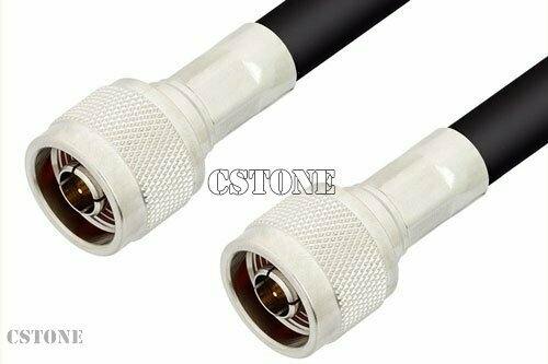 N штыревой к N штыревой кабель используя RG214 коаксиальный (надежный китайский аналог)
