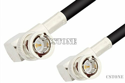 75 Ohm BNC штыревой угловой к 75 Ом BNC штыревой угловой кабель используя 75 Ом RG59 коаксиальный