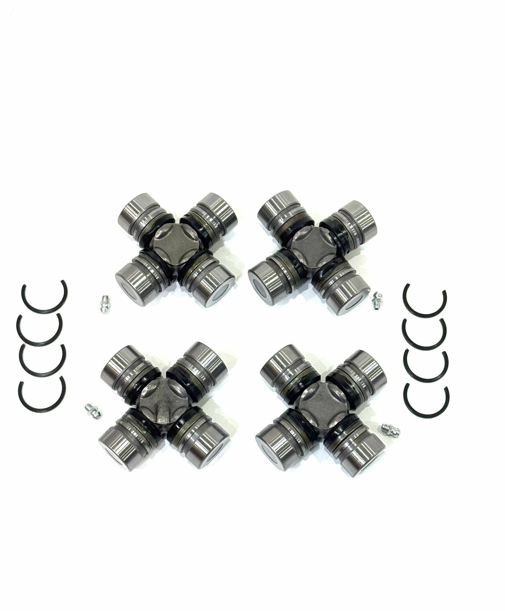 Крестовина кардана АДС Expert, с масленками и стопорными кольцами, 4шт.