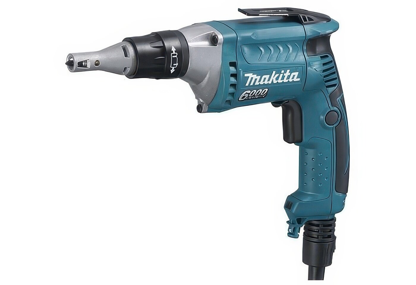 Шуруповерт для гипсокартона Makita, 570 Вт - 11 Нм, 6000 об/мин, FS6300