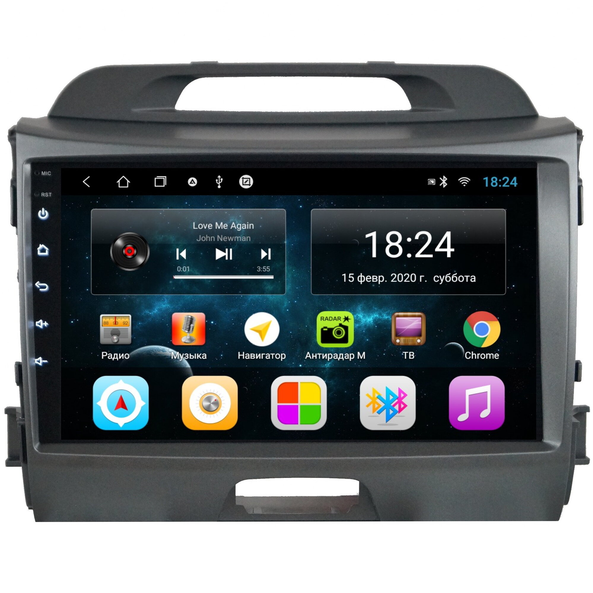 Магнитола CRS-300 Киа Спортедж 3 Kia Sportage 2010-2015 с Android 13 - DSP