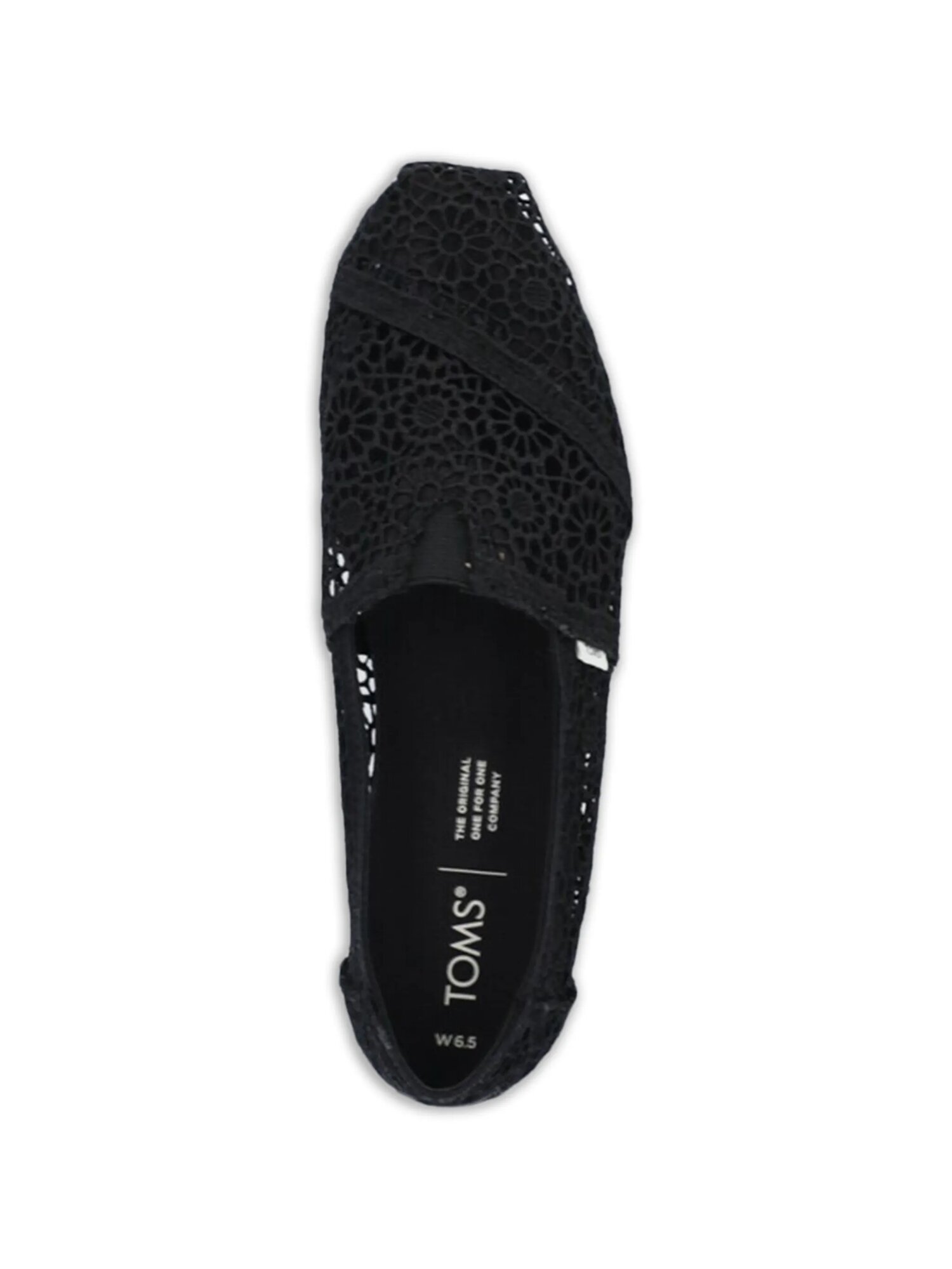 Эспадрильи TOMS Crochet flat espadrilles, размер 41, black/black — фото 1
