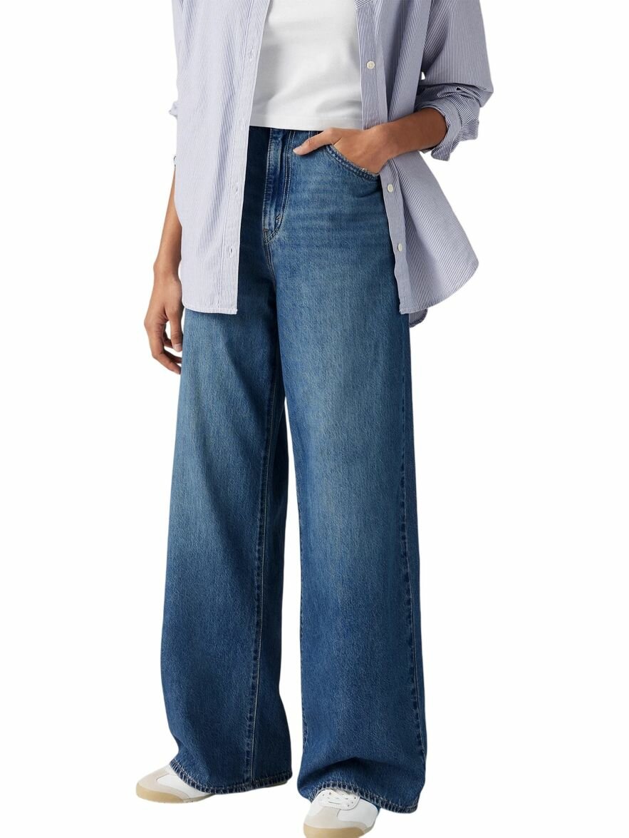 Джинсы широкие Women Cinch Baggy Jeans 