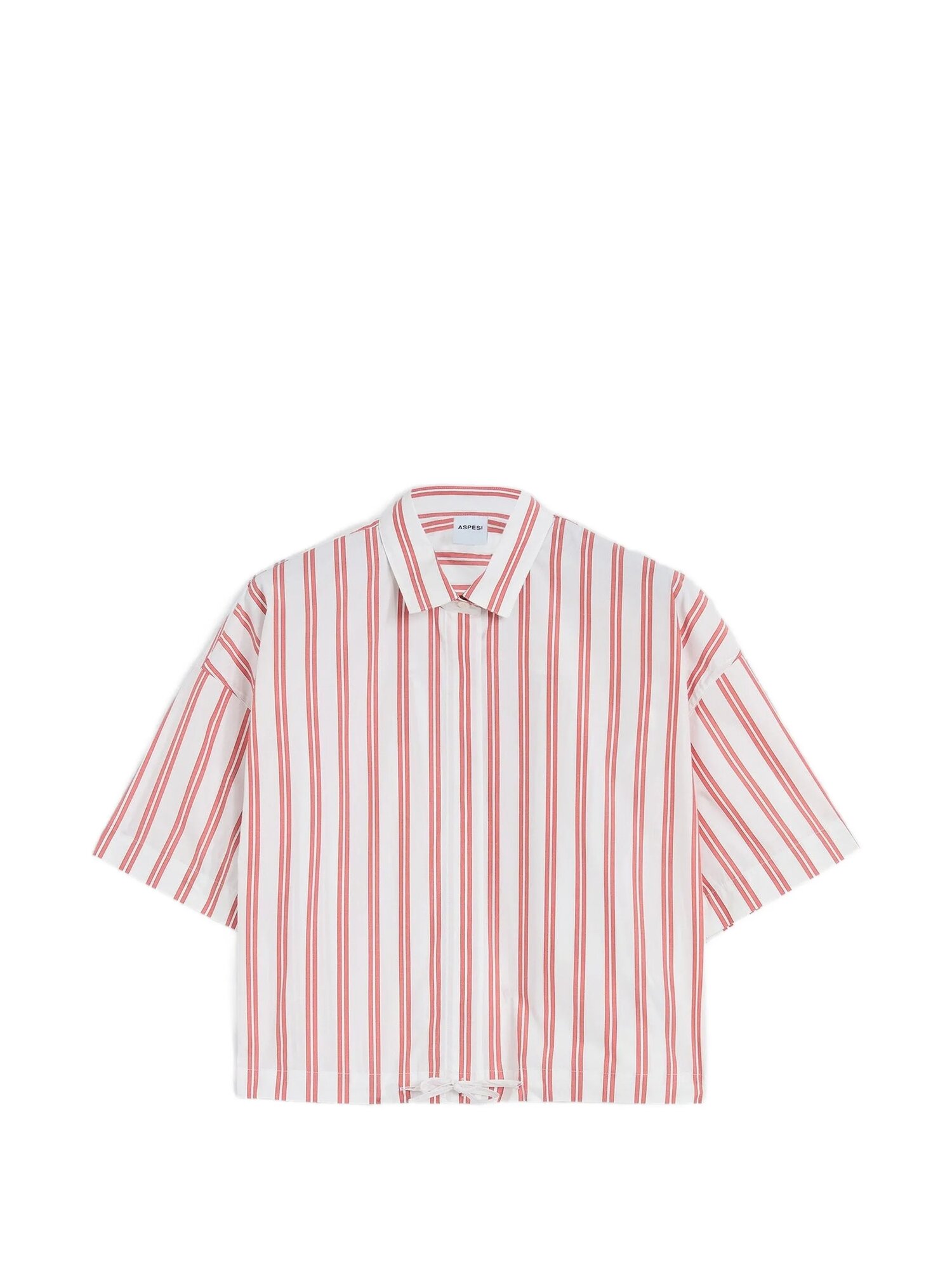 Рубашка Striped tie shirt