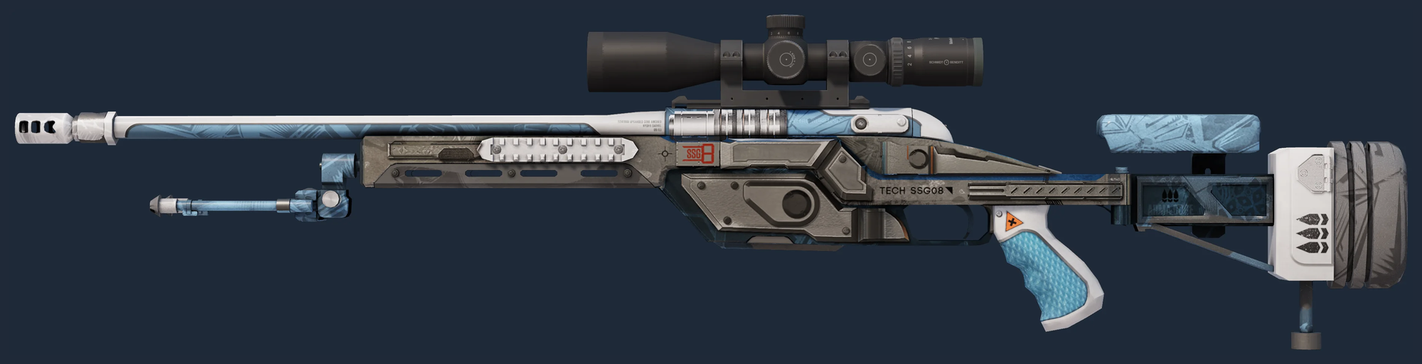 StatTrak™ SSG 08 | Призрачный фанатик (Закалённое в боях) Скины CS2 с быстрой автовыдачей steam trade