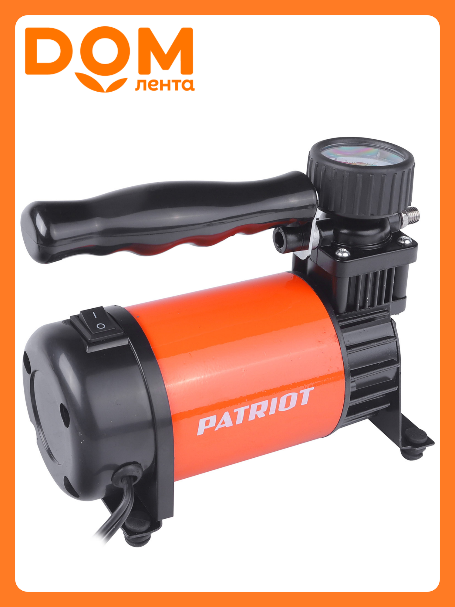 Автомобильный компрессор PATRIOT CC 1340, питание от прикуривателя, 168 Вт