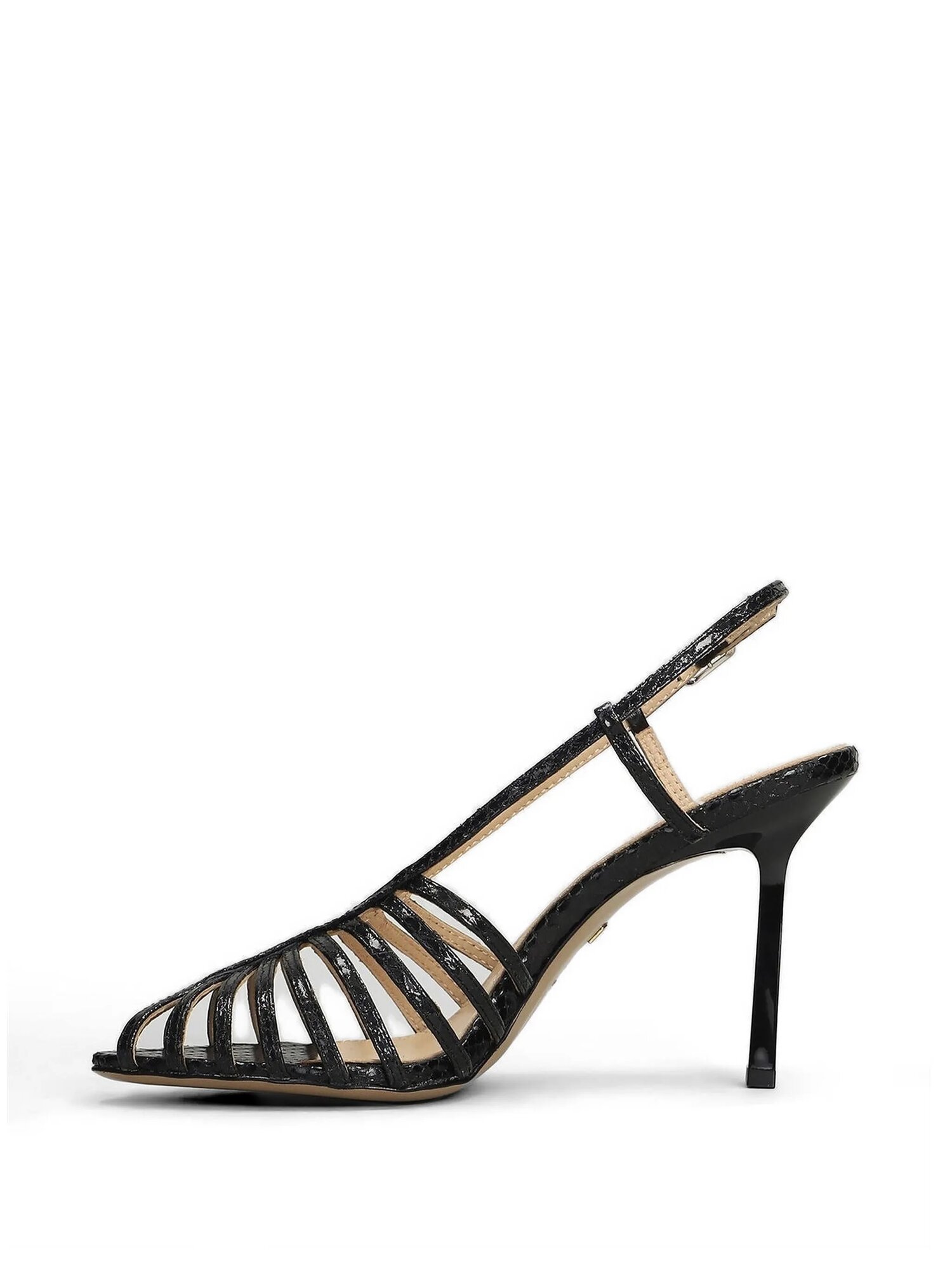 Босоножки Snakeskin-effect cage sandals