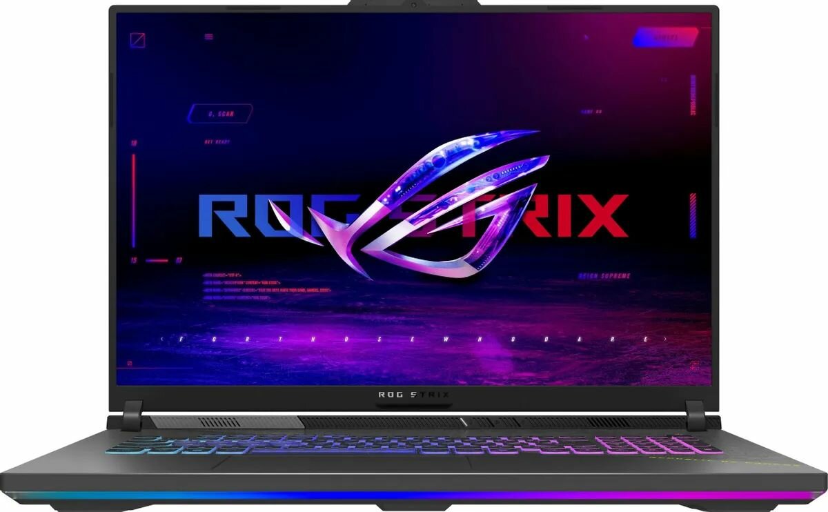 Игровой ноутбук ASUS ROG Strix G18 G814PM-S8074 18" (1920x1200) IPS, AMD Ryzen 9 8940HX, 16GB DDR5, 1TB SSD, RTX 5060 8GB, Без ОС, grey (90NR0L29-M003Y0)