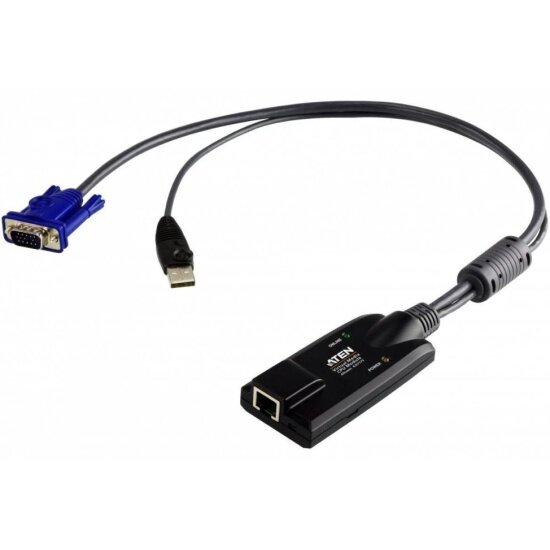 Адаптер Kvm Altusen KA7175-AX SVGA+Kbd+Mouse USB 2.0, 150 м, для подключения компьютеров к переключателю KN2124v/KN2140v/KN4124v/KN4140v/KN2132/KN4116