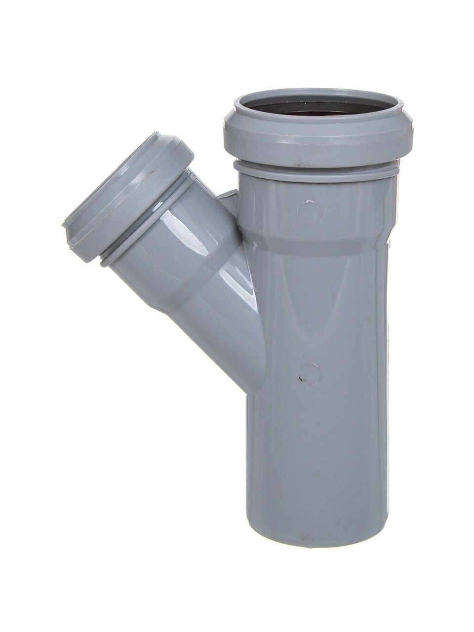 Тройник канализационный РосТурПласт 50х40 мм 45 градусов для внутренней канализации, артикул 36569