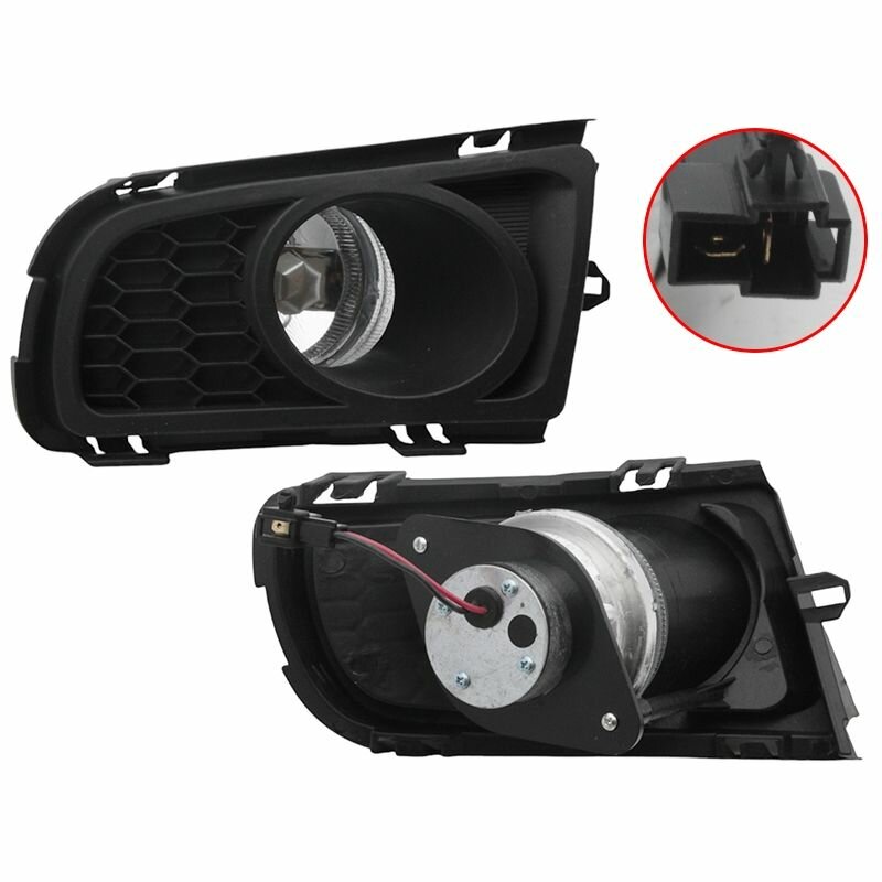 Противотуманная фара левая для Mazda 6 GG 2005-2008 с оправой, Мазда 6 GG противотуманная фара левая SAT ST-216-2004L, oem L16951690A