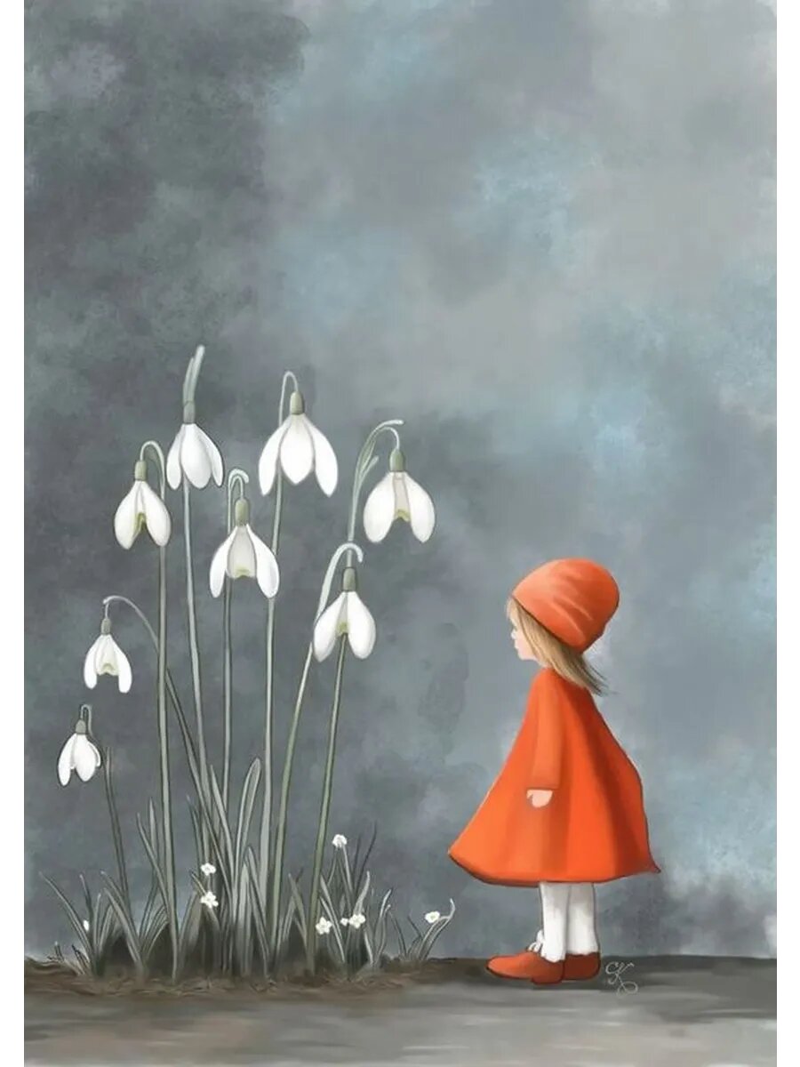 Картина по номерам на холсте Девочка 40*50 см