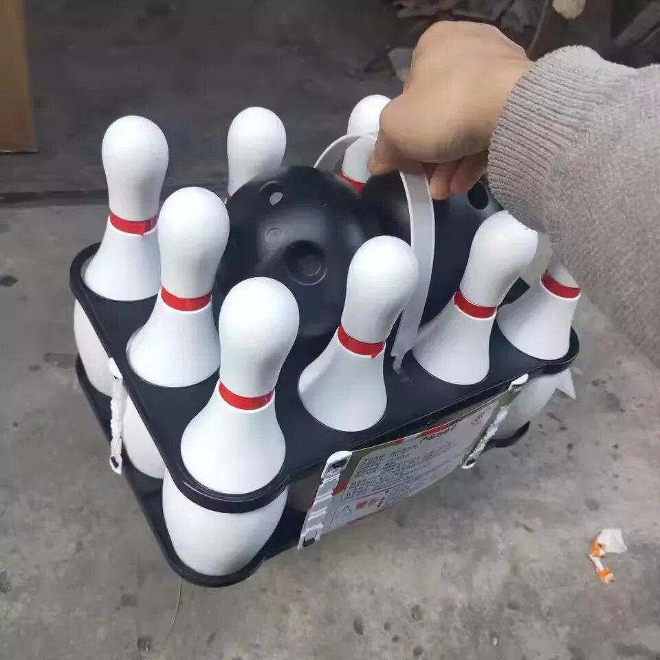 Детский набор для игры в боулинг, для дома и улицы, игра для родителей и детей