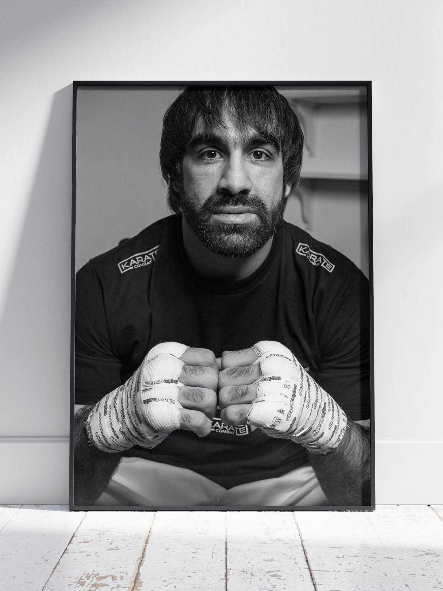 Плакат на стену для интерьера Карате - Karate (Рафаэль Агаев - Rafael Aghayev 1) - Постер по спорту и физической активности формата A4 (21x30 см)