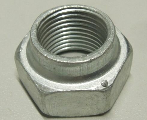 Гайка М18х1,5 ступицы передней для ВАЗ 2101-07, 2121 с точкой (ле