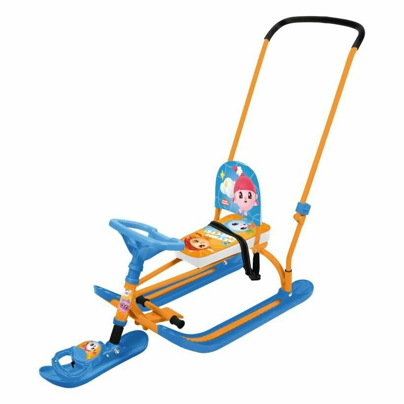 Снегокат Nika Twiny 2 с родительской ручкой