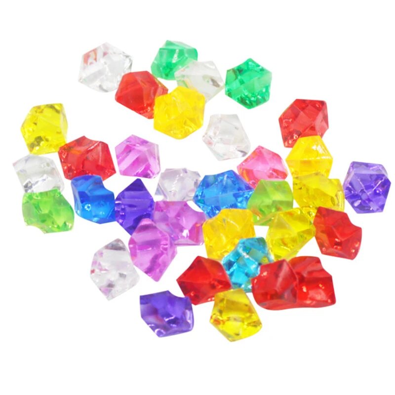 Шахматы акриловые, 100шт, цвет Mix color