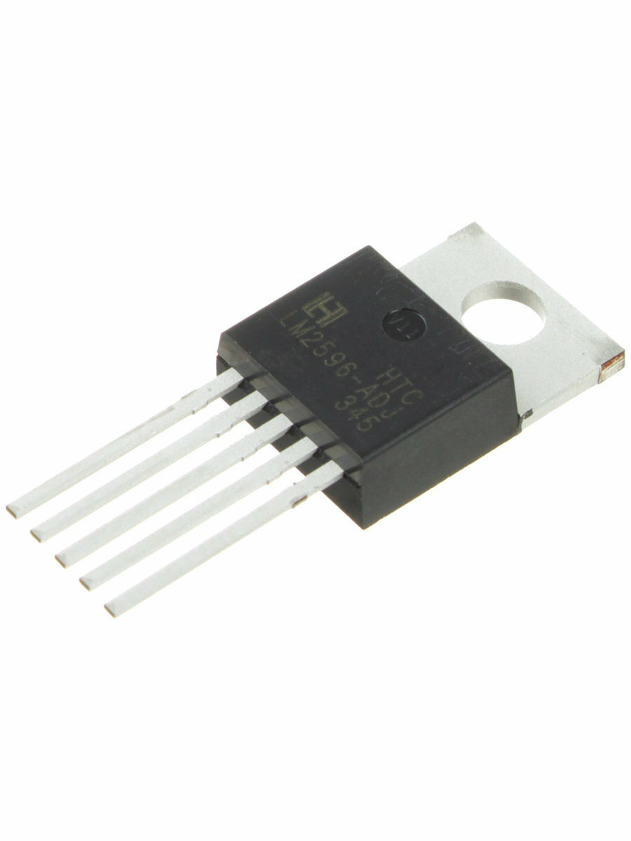 Микросхема LM2596T-ADJ TO-220-5 HTC (1.2…37В 3А)