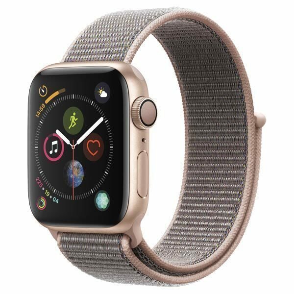 Watch S4 40mm Gold Al/Pink Sand Sport Loop (A pple Watch)